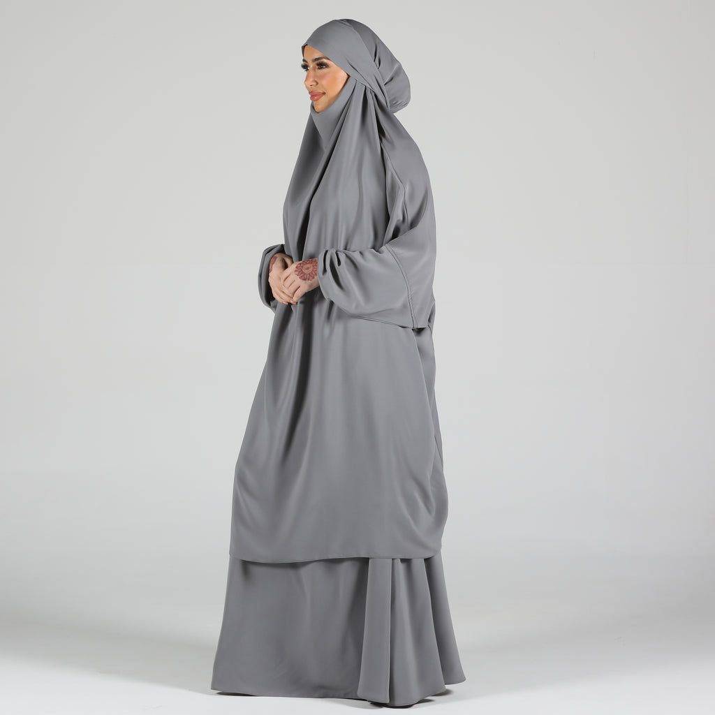 Nida Jilbab Grey | Anaya Clothing