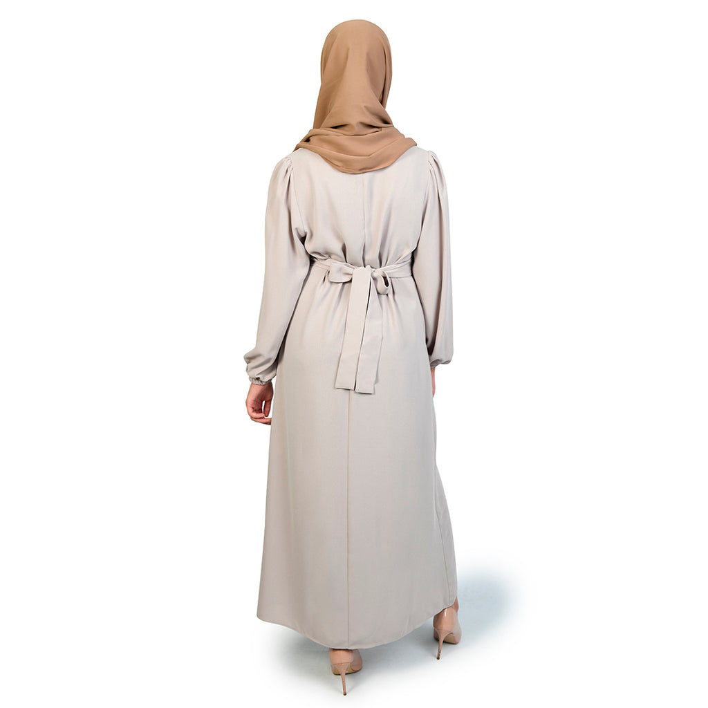 Aleena Gold Belted Maxi Stone | Anaya Clothing